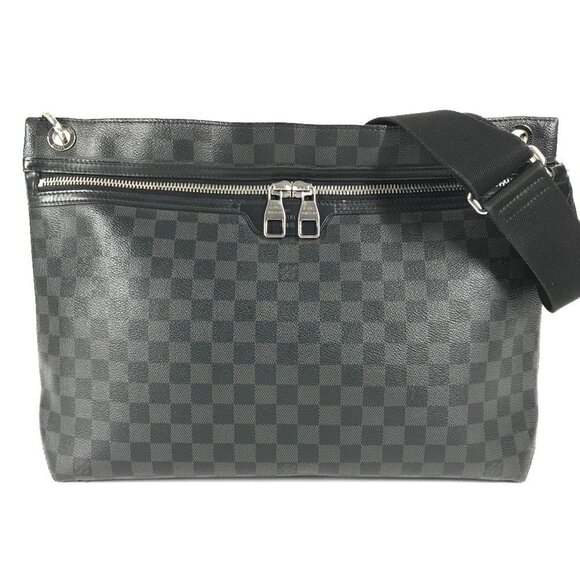 Louis Vuitton | Bags | Louis Vuitton Black Damier Shoulder Bag | Poshmark